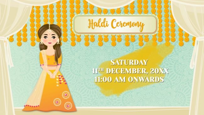 Storytelling Caricature Invitation Video After Effect Project Template ...