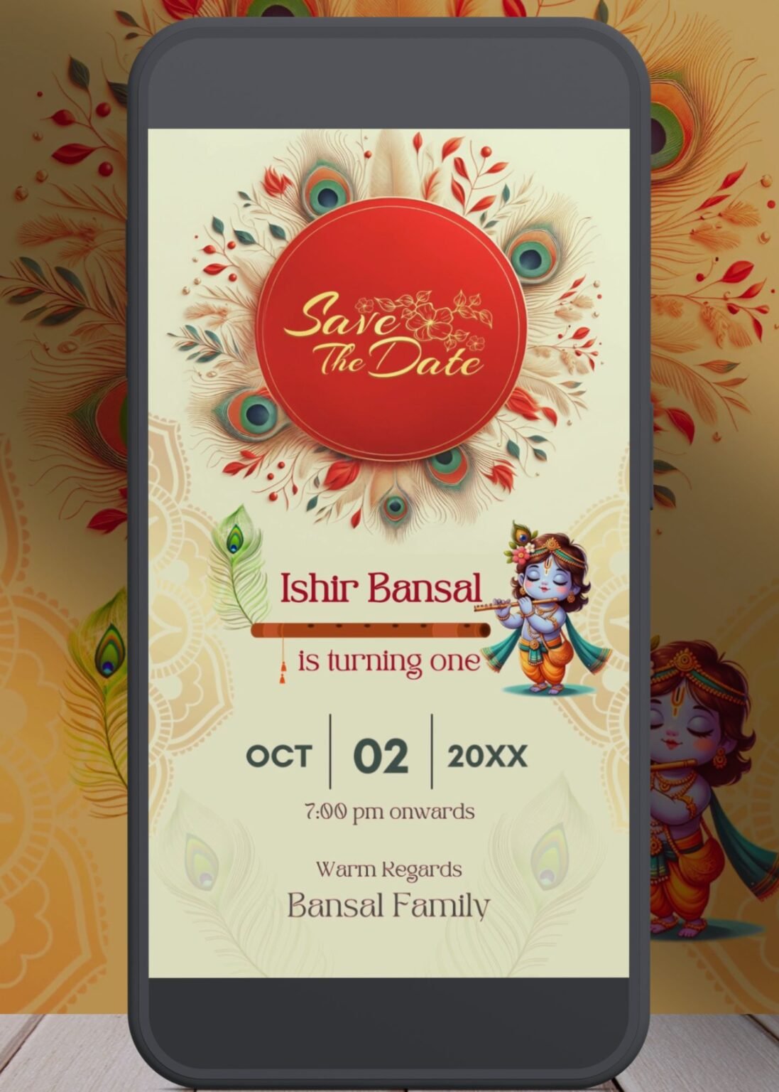 Candyland Theme Birthday Invitation Video for Girl | B254768 – Green FX
